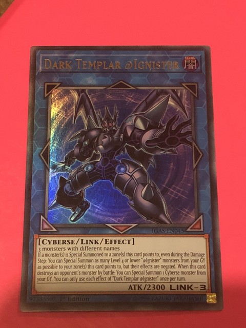 Yu-Gi-Oh! TCG Dark Templar @Ignister Ignition Assault IGAS-EN045 1st ...