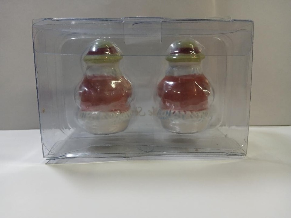 Amscan Holiday Ceramic Mini Snowmen Salt & Pepper Little Shakers NEW | eBay