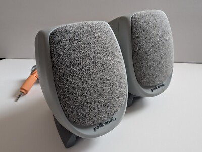 Vintage Polk Audio Computer Speakers Tested Works | eBay