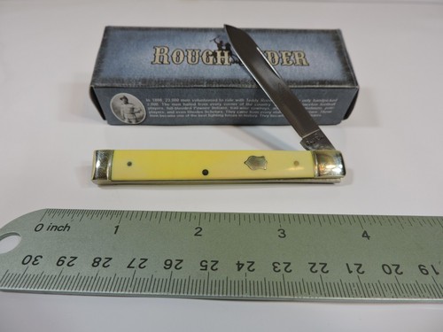 VINTAGE YELLOW DR. DOCTORS HUNTING POCKET KNIFE ROUGH RIDER | eBay