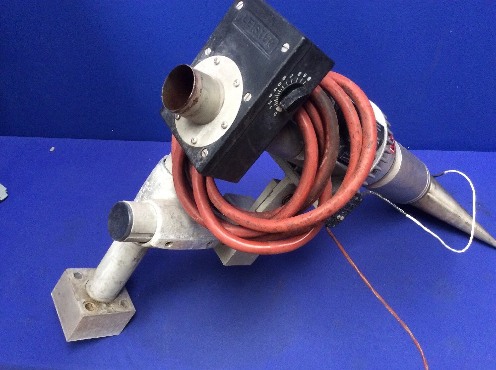 LEISTER CH-6056 Kagiswil HOT AIR BLOWER w/ 12"W Knife Nozzle & Mounting ...