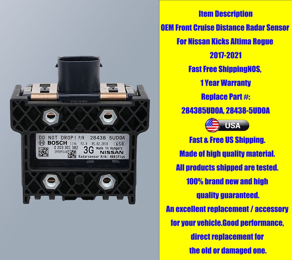 OEM Cruise Control Distance Radar Sensor 28438-5UD0A For 2017-2019 ...