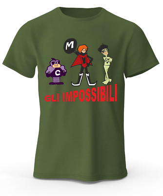 T-SHIRT GLI IMPOSSIBILI The impossibles CARTOON Frankenstein Jr ...