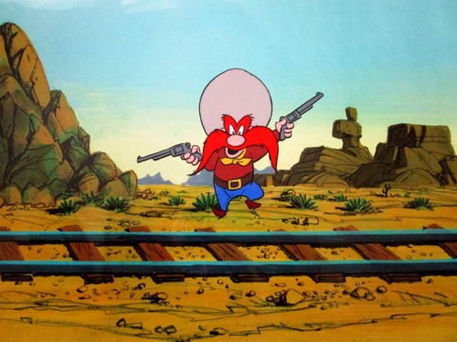 YOSEMITE SAM gun Bugs Bunny LOONEY TUNES Warner Brothers ORIGINAL ...
