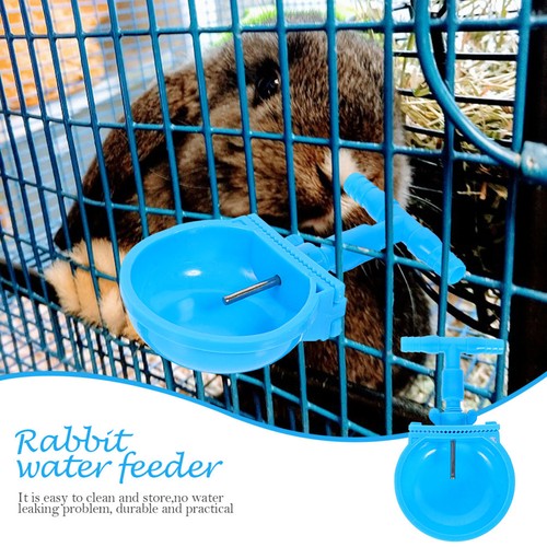 4 Pcs Small Animal Water Bottle Rabbit Waterer Bunny Fountain Dispenser ...