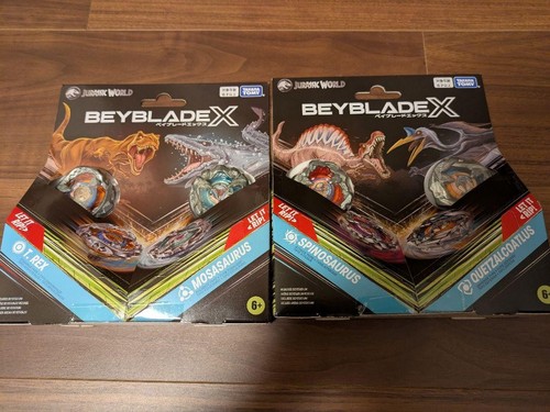 Beyblade X T-Rex/Mosasaurus Spinosaurus/Quetzalcoatlus #e023e0 | eBay