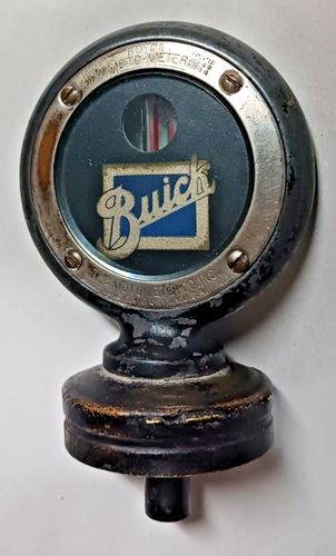1910s-20s BUICK SCRIPT Boyce Moto-Meter Visual Thermometer ~ Brass ...