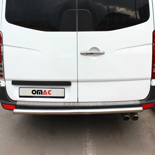 Rear Bumper Sill Cover Guard for VW Crafter 2006-2017 Brushed Stainless ...