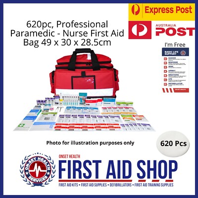 710pc BLS First Aid Kit, Bag, Stock and Diagnostic Tools, Paramedic ...