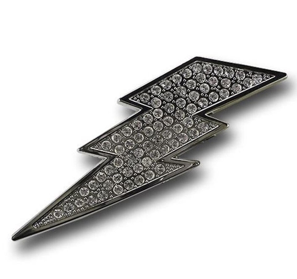Lightning Bolt Belt Buckle Flash Silver Metal New Men Western Rodeo ...