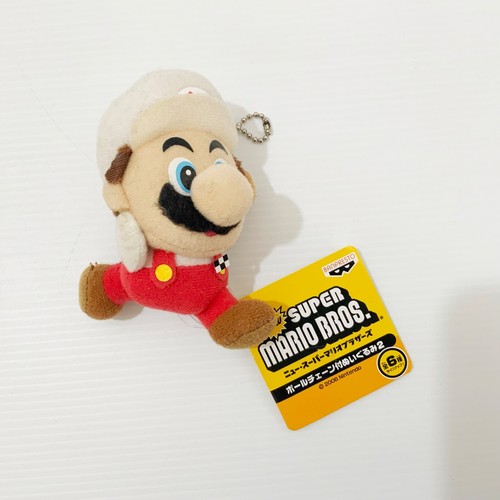 Banpresto 2006 Nintendo Super Mario Fire Mario Plush - Keychain - New ...