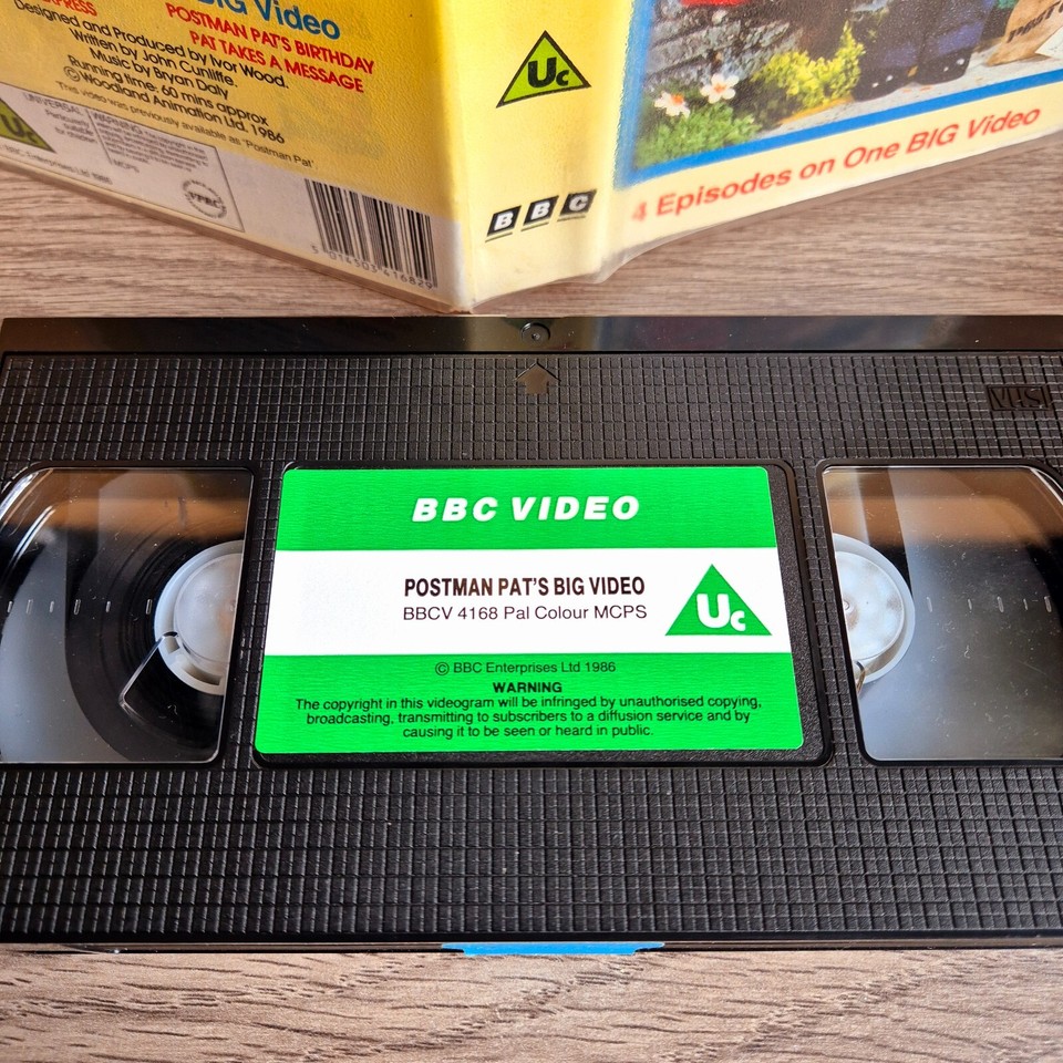 POSTMAN PAT'S BIG VIDEO 4 EPISODES ON ONE BIG VIDEO, VHS VIDEO** | eBay UK