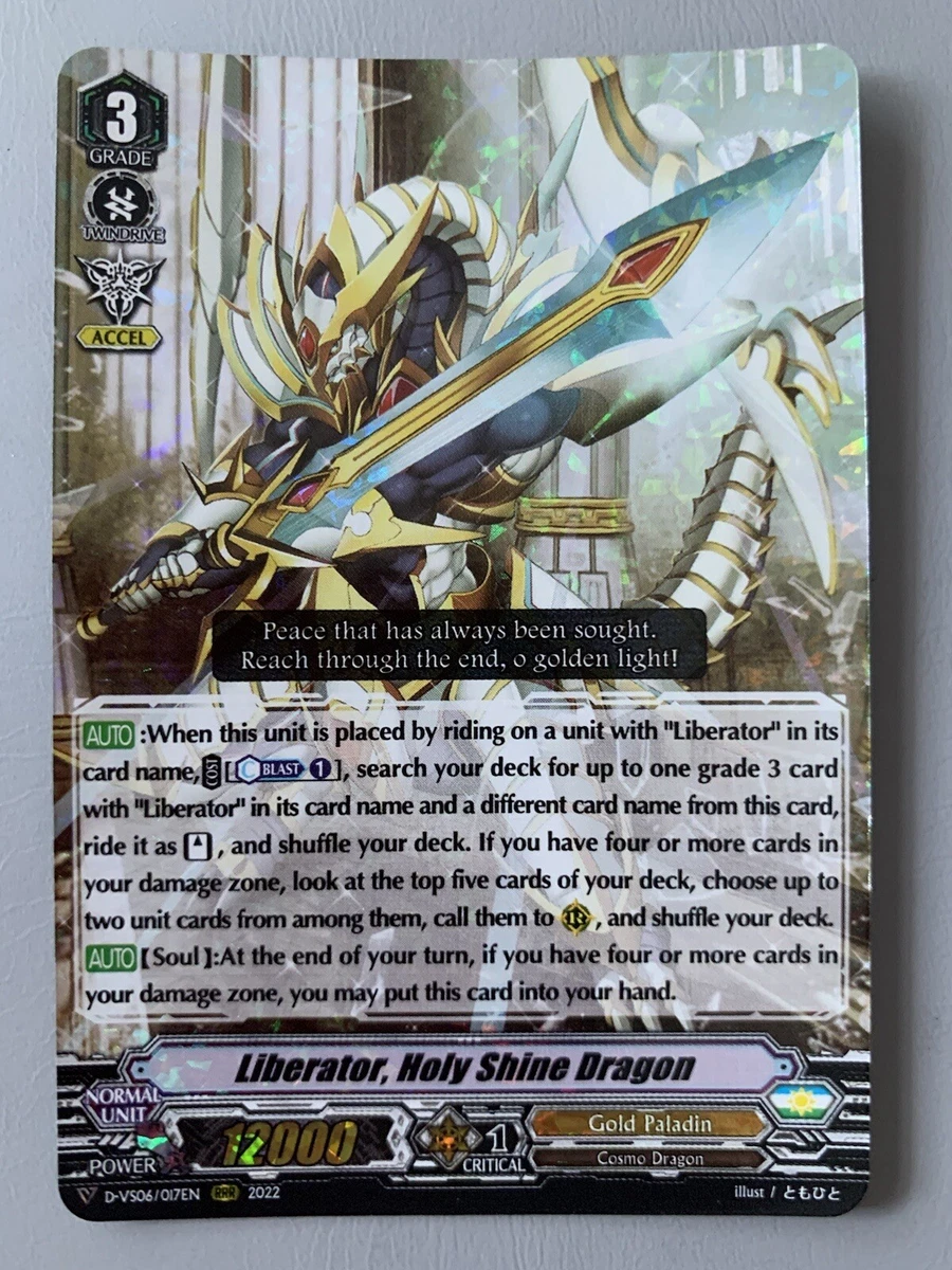 Vanguard Cardfight Gold Paladin