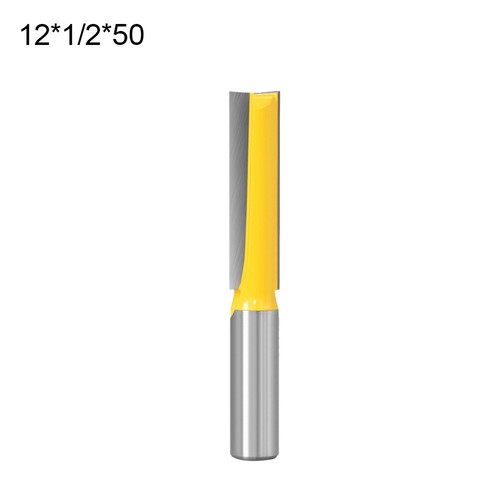 1/2 Inch 12mm Shank Straight Router Bit Woodworking Cutter Wood Cutting ...