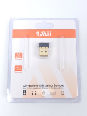1Mii Miilink Bluetooth Adapter for PC Bluetooth USB Dongle 5.0 + EDR ...