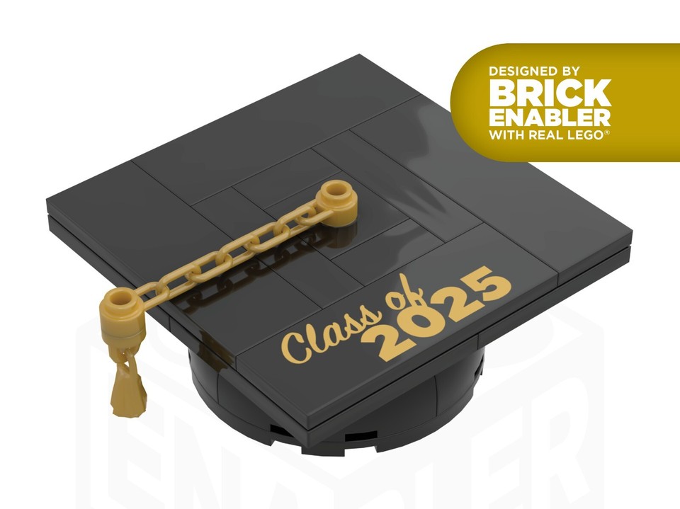 Graduation Cap LEGO Kit Graduation Gift Made with Real LEGO | eBay