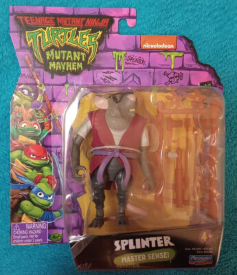 2023 Teenage Mutant Ninja Turtles Mayhem Splinter Master Sensei NIB ...