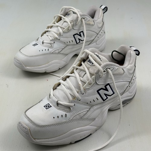 New Balance 609 White Blue Cross Training Shoes Men 10 D Chunky ...
