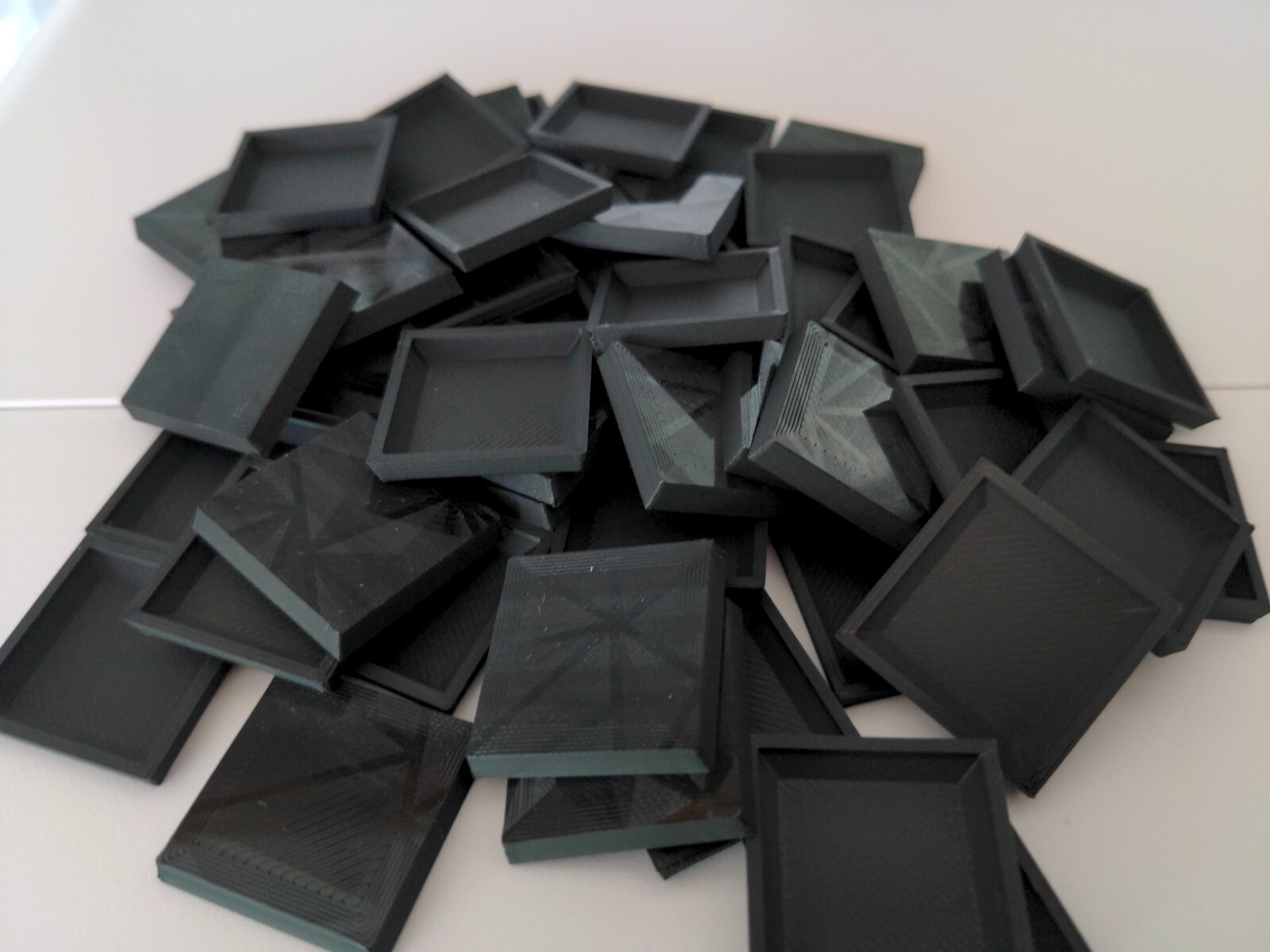 50 X Warhammer The Old World 25mm Square Bases - Replicas | eBay