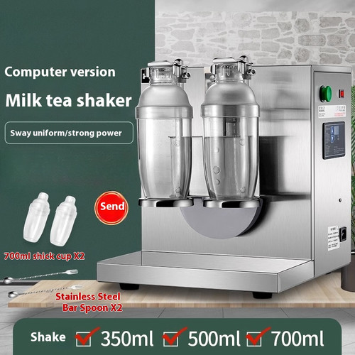 Double-frame Auto Bubble Tea Milk Shaker Shaking Machine Tea Milk Maker ...