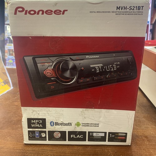 PIONEER Bluetooth Car Stereo Receiver FM Radio Audio System Single DIN ...