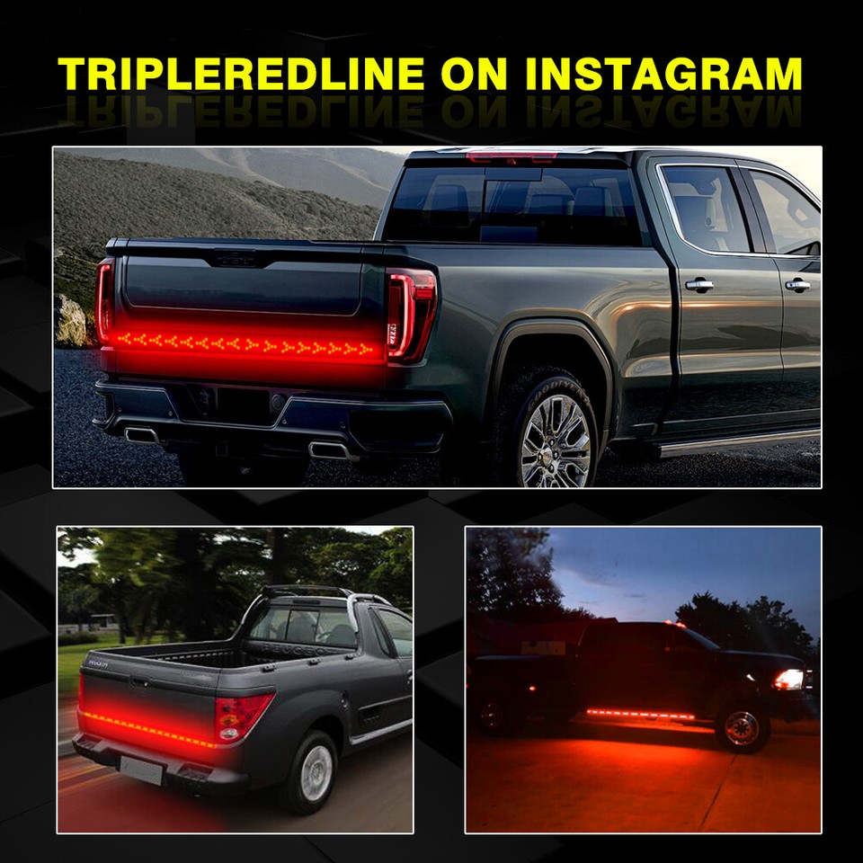 Arrow 60 inch LED Truck Tailgate Running Turn Signal Brake Tail Light ...