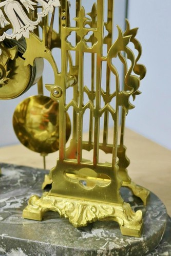 Antique English Fusee Passing Strike York Minister Cathedral Skeleton ...