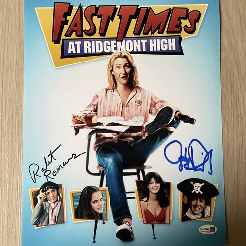 Judge Reinhold and Robert Romanus signed Fast Times At Ridgemont High ...
