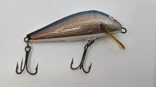 Vintage AC Shiners Fishing Lures # 280 Silver And Blue #402 Black Lot ...