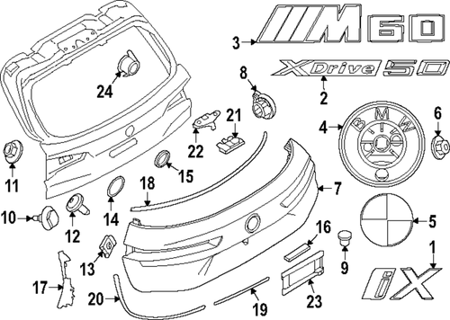 Genuine BMW 2022-2024 BMW iX - Finish Panel O-Ring 51-76-9-448-468 | eBay