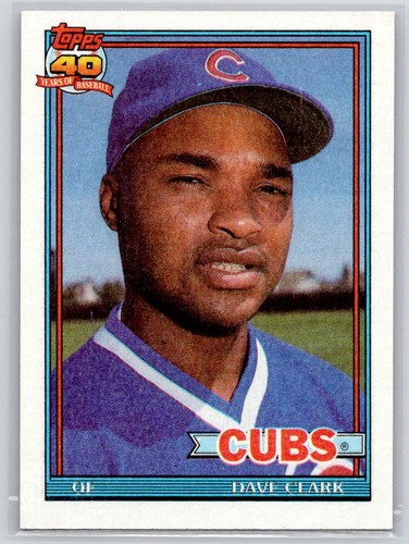 Dave Clark 1991 Topps #241 Chicago Cubs | eBay