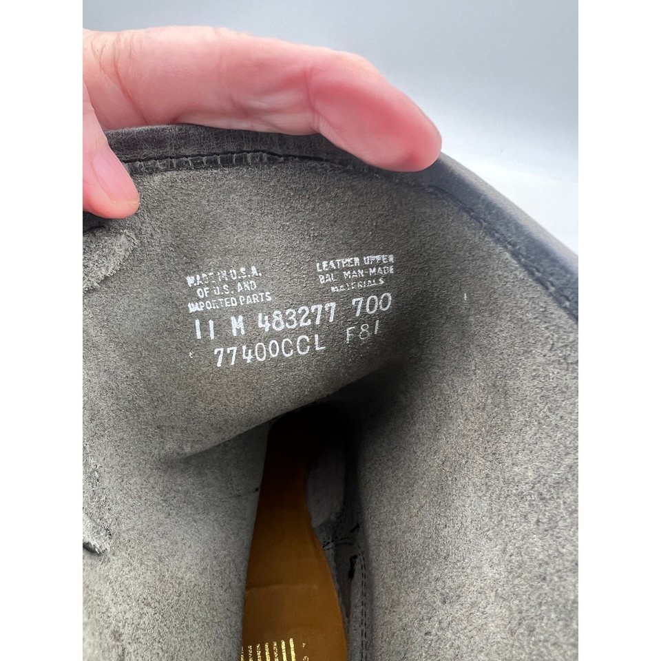 Frye Engineer Boots Mens Sz 11 Gray Distressed Leather Buckle ...