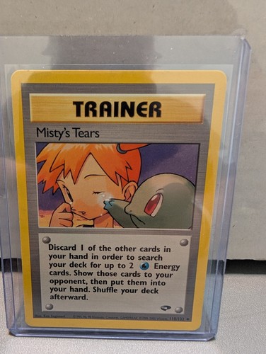 Misty's Tears 118/132 Gym Challenge-Unlimited Edition Regular | eBay