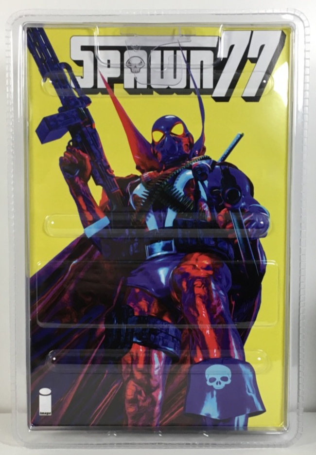 SPAWN (BLUE/RED) MCFARLANE 1977 DIGITAL RED PLATINUM EDITION PAGE ...