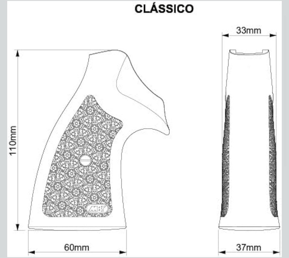 Bold Grip Classic Multiframe Revolver Grip, Compatible with Taurus ...