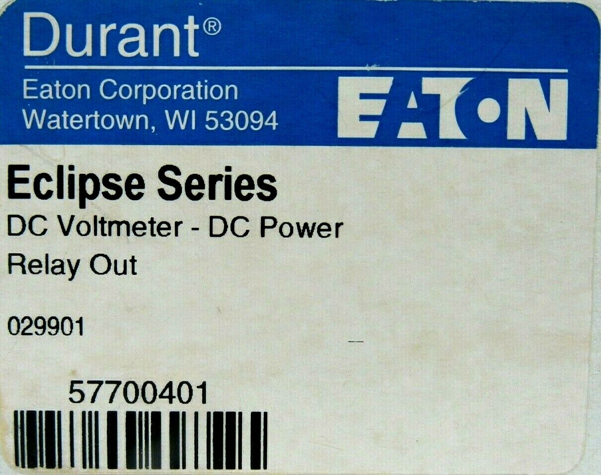 NEW EATON DURANT 57700-401 PANEL METER 57700401 | eBay