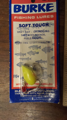 Vintage Burke Fishing Lures Soft Touch Lure No.2020- Original Package ...