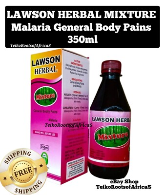 Lawson Herbal Mixture for Malaria Fever General Body Pains- 350mL | eBay