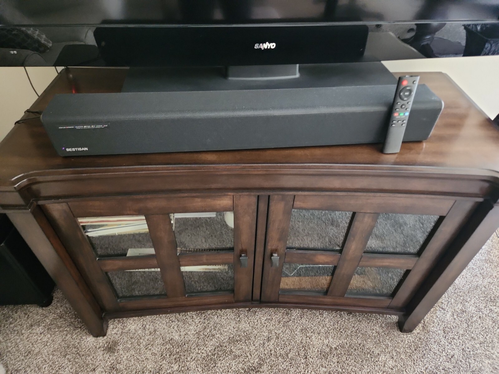 BESTISAN Sound Bar, 100 Watt HDMI Sound Bars for TV with Built in ...