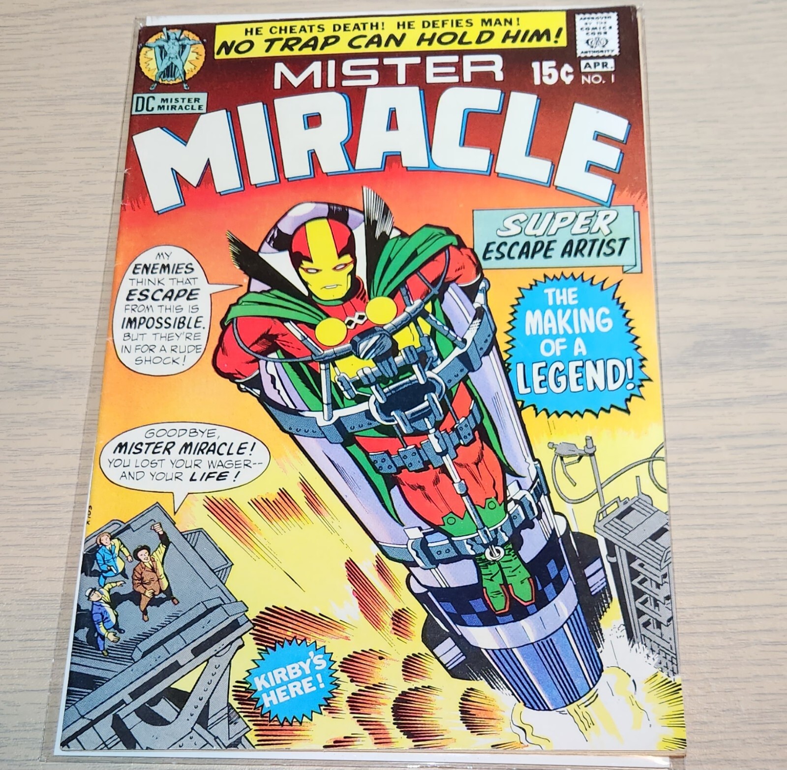 Mister Miracle #1 F/VF 1st Appearance Oberon Jack Kirby DC Comics 1971 ...