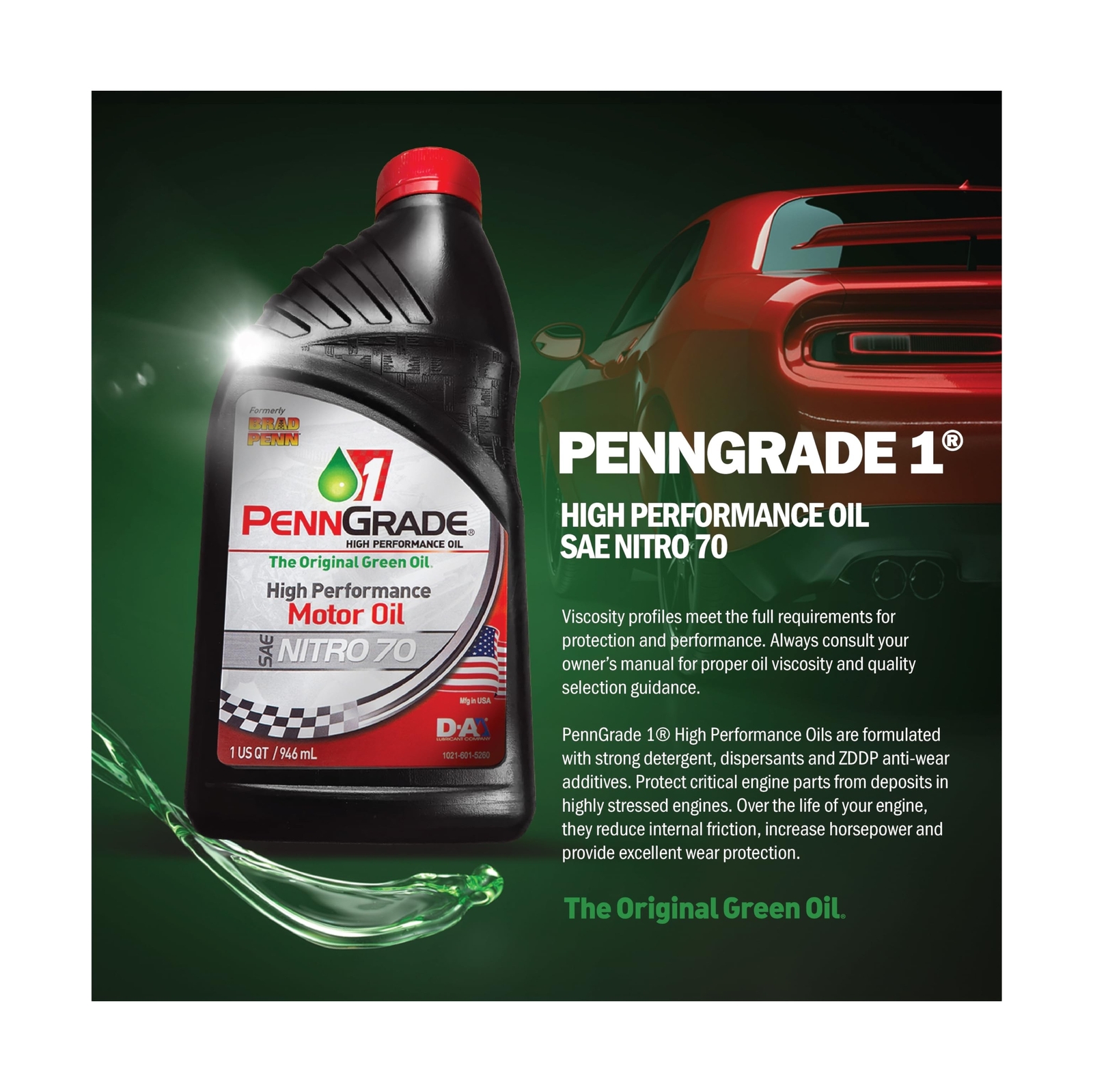 71176, Monograde High Performance Oil Nitro 70, 1 Quart (12 Pack) | eBay