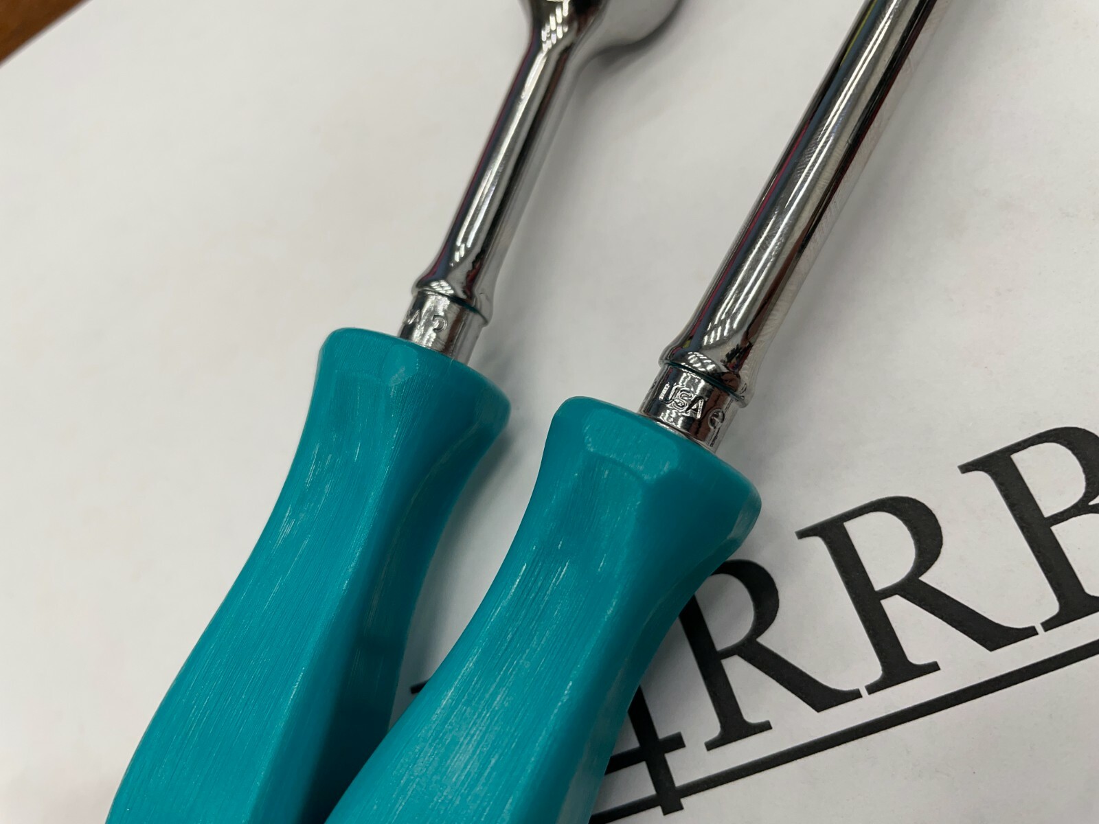 1/4" Drive Snap-on Tools USA Teal Handle Ratchet Lot Set THLD72 THLLD72 ...