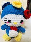 Tuxedo Sam hello KITTY CAT Crochet Doll PLUSH figure toy Amigurumi ...