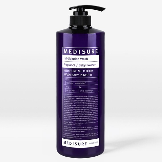 MEDISURE Mild Body Wash 1000ml #Baby Powder Moisturizing Body Wash K ...