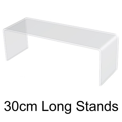 30cm Acrylic Display Stands Risers Plinths - 10cm Deep - 10 5, 10, 15 ...
