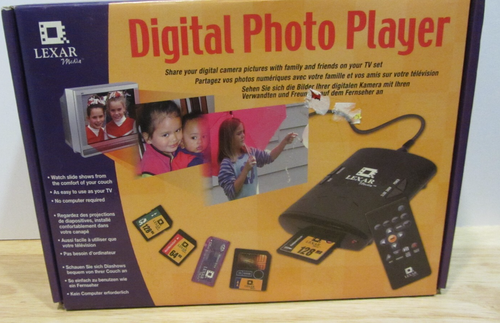 Vintage Lexar media TV Digital Photo Player | eBay