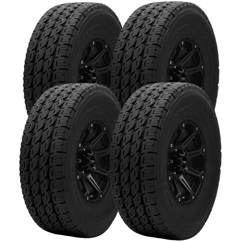 (QTY 4) LT285/70R17 Nitto Dura Grappler 121/118R Load Range E Black ...
