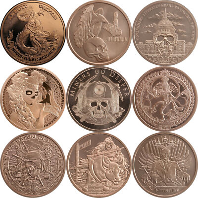 2019 Mini Mintage 2 oz .999 Pure Copper BU Round/Challenge Coin - 9 ...