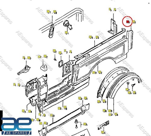 Rear Pillar Outer Panel RH For Suzuki SJ413 Part No. 64311M83551 | eBay