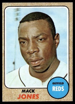 1968 Topps Mack Jones VG+ Cincinnati Reds #353 | eBay